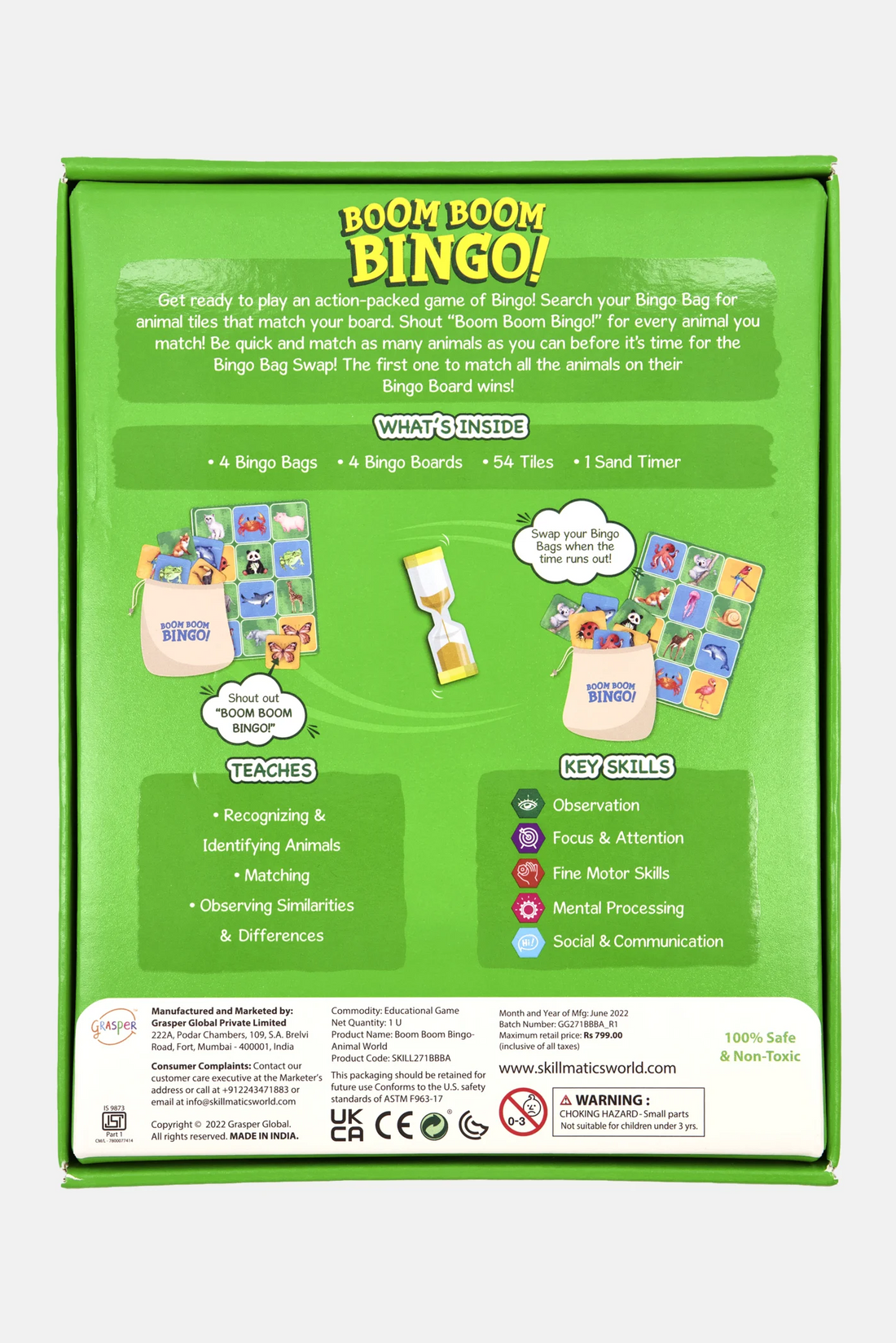 Boom Boom Bingo - Animal World – PlayGo