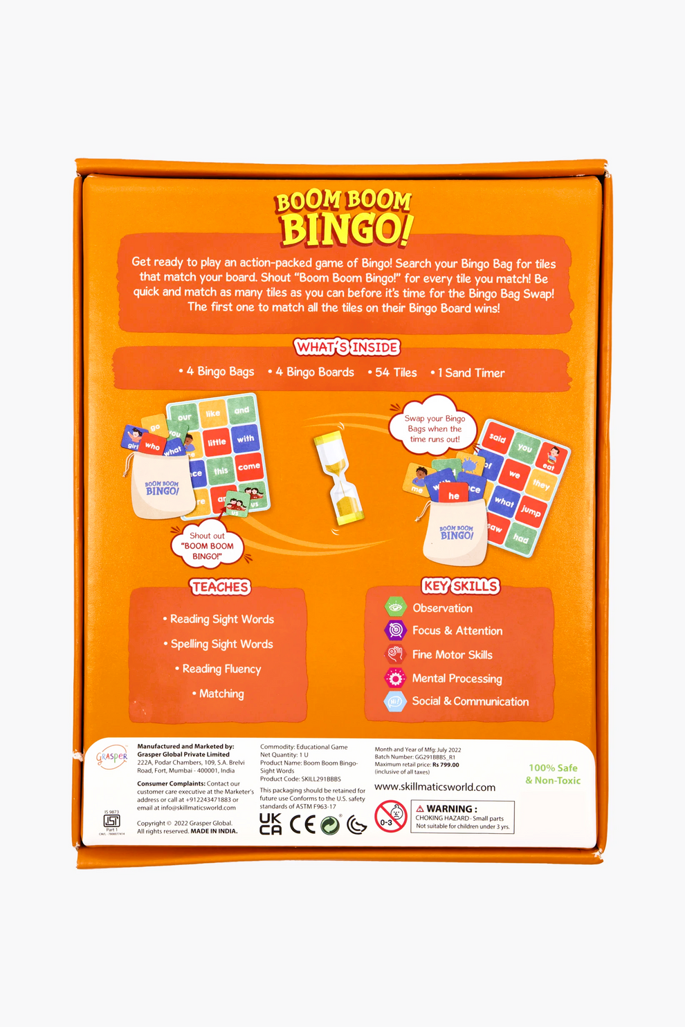 Boom Boom Bingo - Sight Words – PlayGo